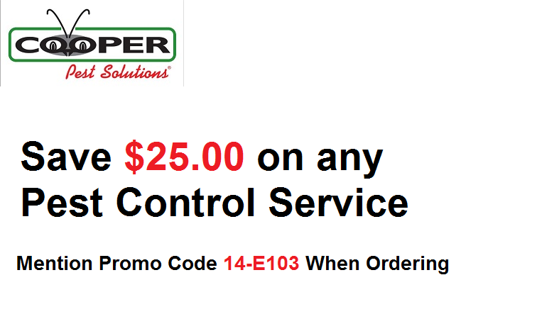 Pest control coupons, promotions, and discounts